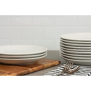 10 Strawberry Street 7.5" Catering Coupe Salad/Dessert Plate, Set of 12,White