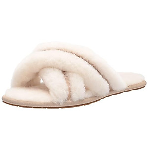 UGG Women's Scuffita Slipper, Sand, 6