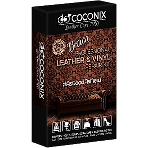Coconix Vinyl and Leather Repair Kit and Brown Leather and Vinyl Repair Kit Set