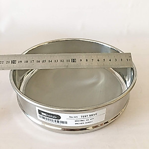 KimLab ISO3310 STD Test Sieve #30 / 600μm Mesh Size,All Stainless Steel,200mm Diameter