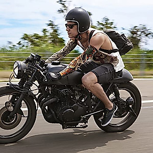 YARIEW Tattoo Sleeves for Men, 12Pcs Arm Sleeves Fake Tattoos Sleeves to Cover Arms Cooling Sun Protection Sleeves