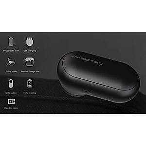 Rechargeable Fabric Shaver, Magictec Lint Remover Sweater Defuzzer Lints Fuzzs Pills Pilling Trimmer for Clothes and Furniture -Battery Operated