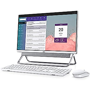 Dell Inspiron 7700 All in One Desktop 27inch FHD IPS Touchscreen, 11th Gen Intel Core i7-1165G7 Processor WiFi, Popup Webcam,Wireless MouseKeyboard, Win 10, Silver (Latest Model), 32GB RAM | 1 TB SSD