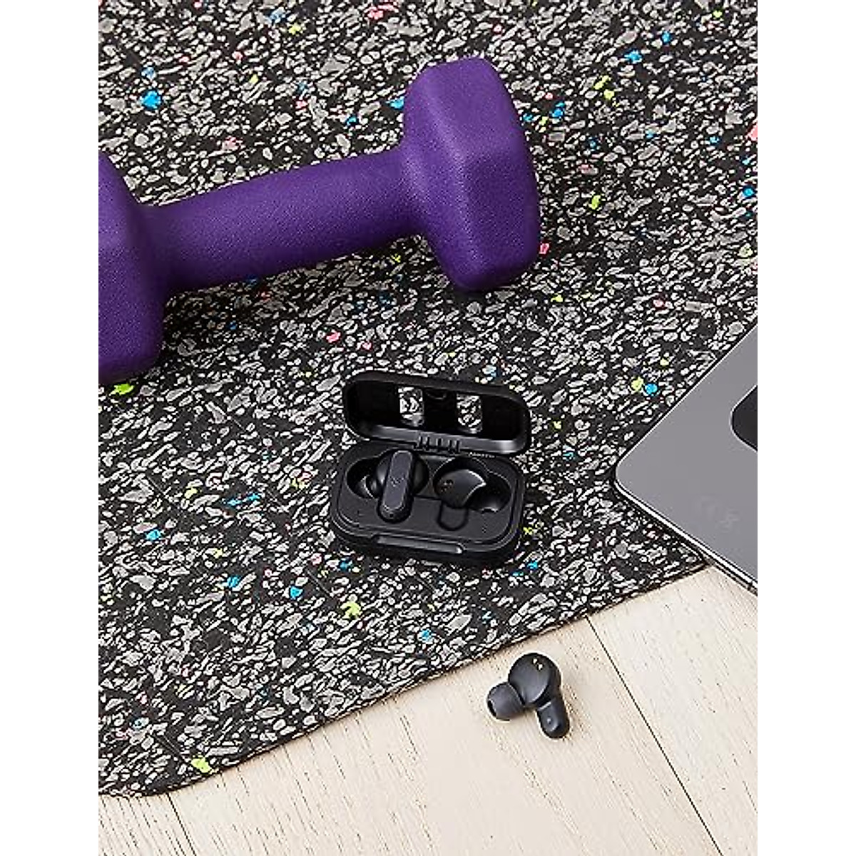 Skullcandy Dime 2 In-Ear Wireless Earbuds, 12 Hr Battery, Microphone, Works with iPhone Android and Bluetooth Devices - Black