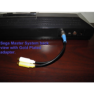 Ultimate Gold Plated Video/Audio for The Sega Master System and The Genesis one (10 Feet)