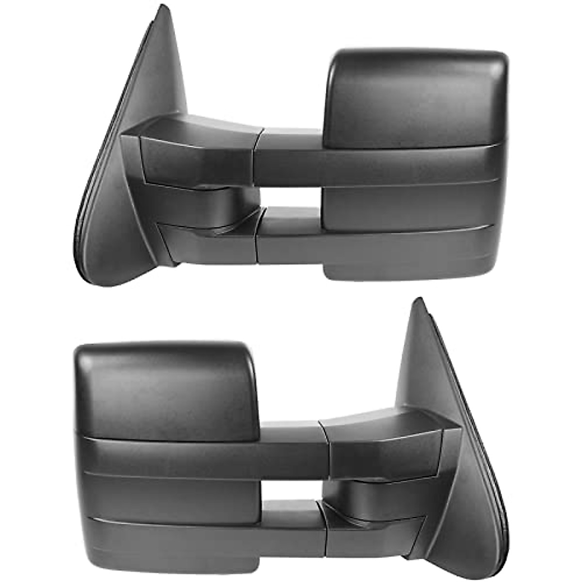 Trail Ridge Tow Mirror Power Heated Puddle Textured Black Pair for Expedition