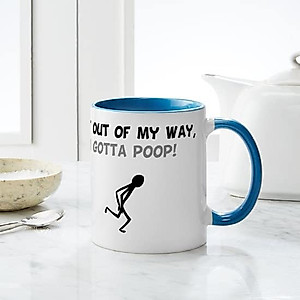 CafePress I Gotta Poop Mug Ceramic Coffee Mug, Tea Cup 11 oz