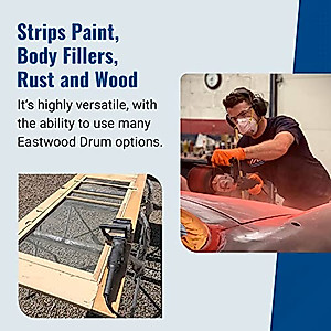 Eastwood Contour SCT Surface Conditioning Tool | Drum Machine Grinder, Sander, Buffer, Polisher Tool | 6 Speed 9 AMP 3700 RPM Motor Power Rotary Tools