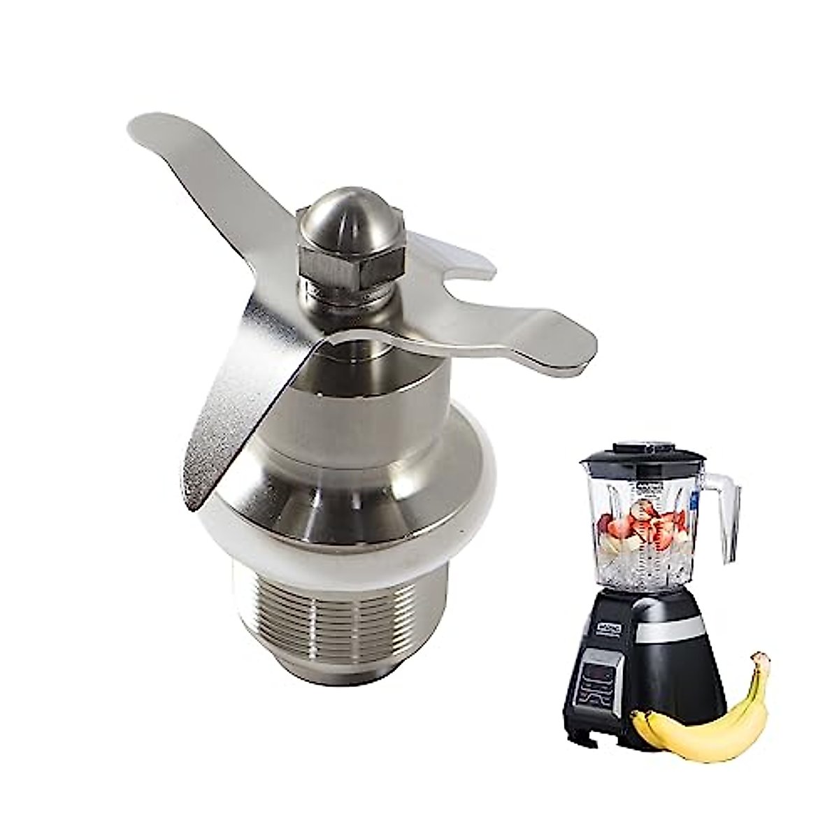 Cutting Blade Blender 502977 Assembly Compatible with Waring CB6 CB10 CB15 2610C CAC72 LBC10 LBC10C LBC15 Commercial Assembled Gallon Blenders Replace 502975