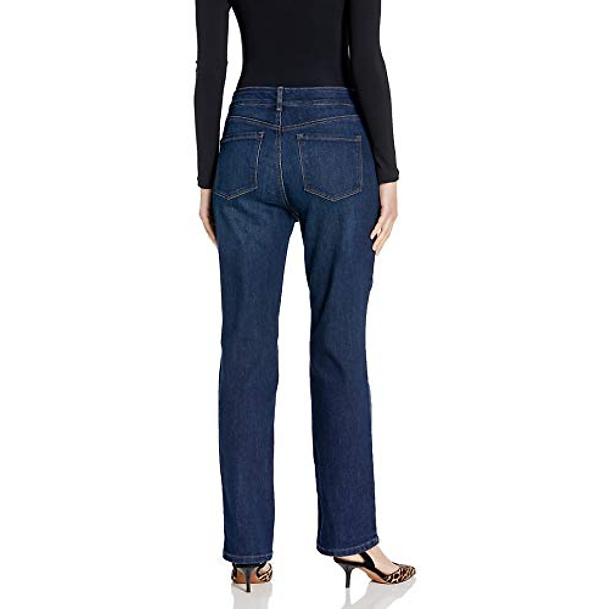 Bandolino Women's Mandie Signature Fit 5 Pocket Jean, Greenwich,10 Short