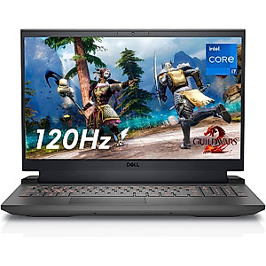 Dell 2023 G15 15.6" 120Hz FHD Gaming Laptop 14-Core Intel i7-12700H 64GB DDR5 4TB NVMe SSD NVIDIA GeForce RTX 3060 6GB GDDR6 Thunderbolt4 HDMI2.1 WiFi AX BT RJ-45 Backlit KB Webcam Windows 11 Pro