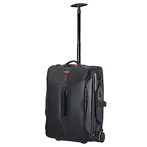 Samsonite Duffle with 2 Wheels S (55 cm-48.5 L), Black (Black)