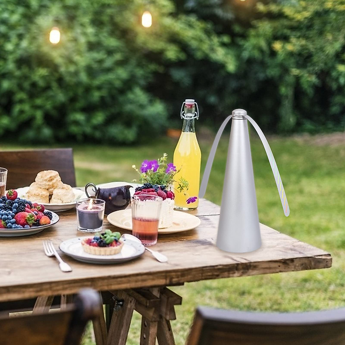 PIOPIAONIU 4 table flying fans Indoor and outdoor food fans Picnic flying fans