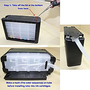 UPink Continuous Ink Supply System CISS Ink Tank DIY Kits Compatible for Canon PG-275 CL-276 PG-260 CL-261 PG-245 CL-246 PG-210 CL-211 PG-243 CL-244 PG-240 CL-241 Ink Cartridge