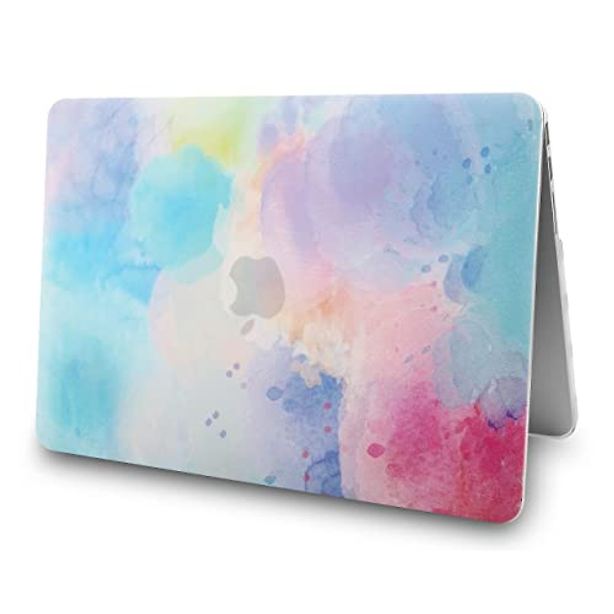 KEC Laptop Case for MacBook Pro 13" (2019/2018/2017/2016) Plastic Hard Shell Cover A1989/A1706/A1708 Touch Bar (Rainbow Mist 2)