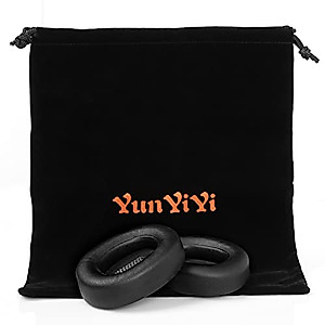 YunYiYi Live 650 BTNC E65BTNC Ear Pads Ear Cushions Compatible with JBL E65BTNC /Duet NC/Live 650BTNC/Live 660 BTNC Headset Earpads (Black 1)
