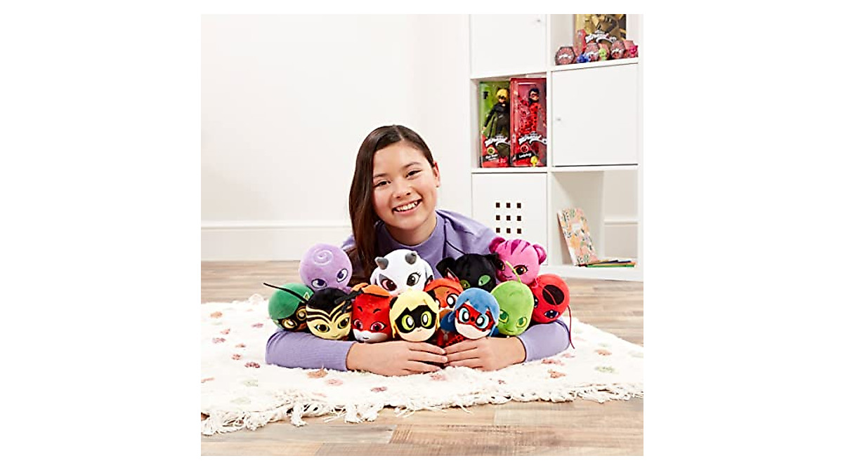 Miraculous Ziggy Plush Toy - Soft, Cuddly Kwami from Ladybug & Cat Noir