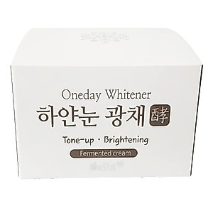Nella Whitening and Brightening Tone-Up Cream, Fermented Natural Ingredients, Korean Beauty, 50 ml