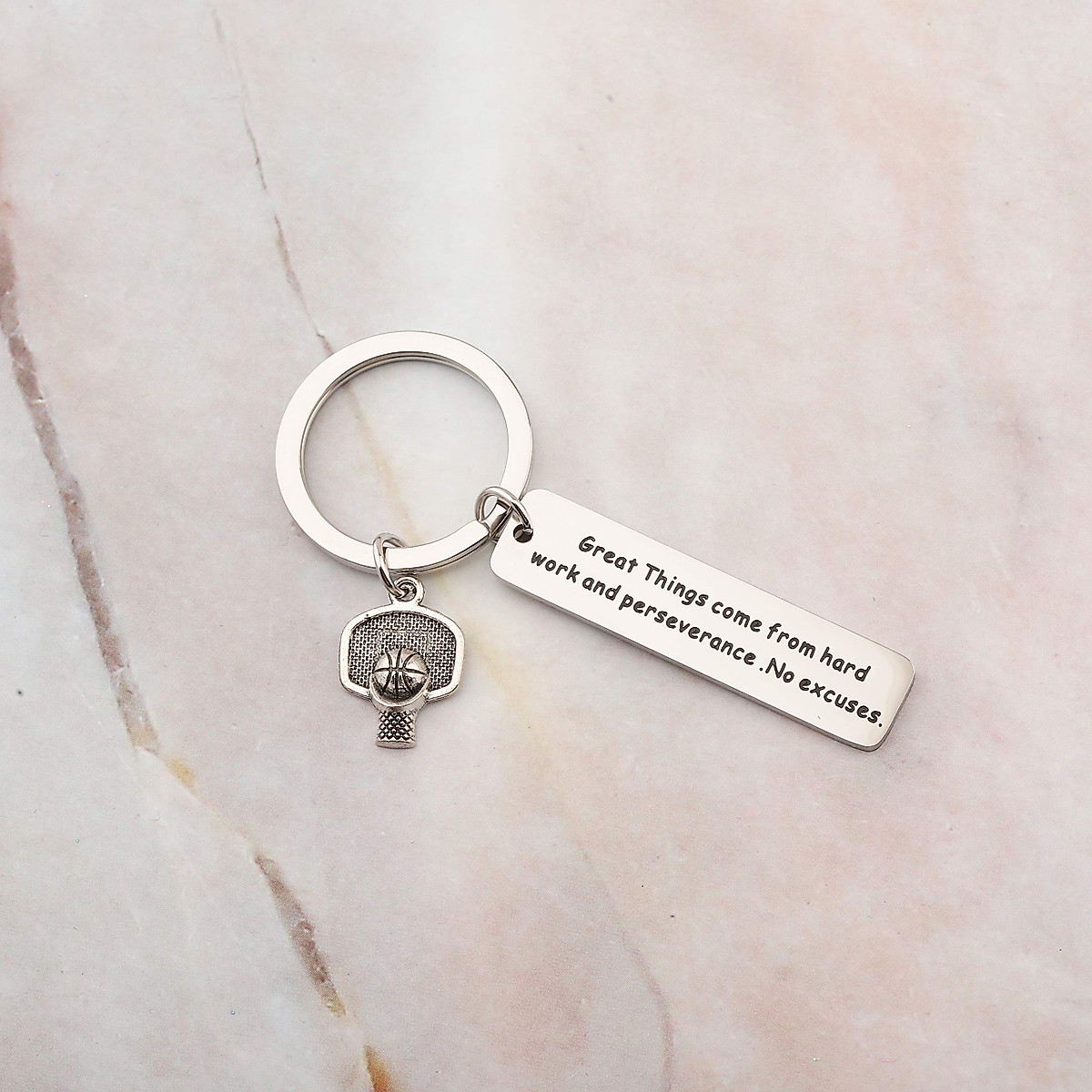 AKTAP Basketball Player Gift Basketball Lover Keychain Gift For Basketball Team