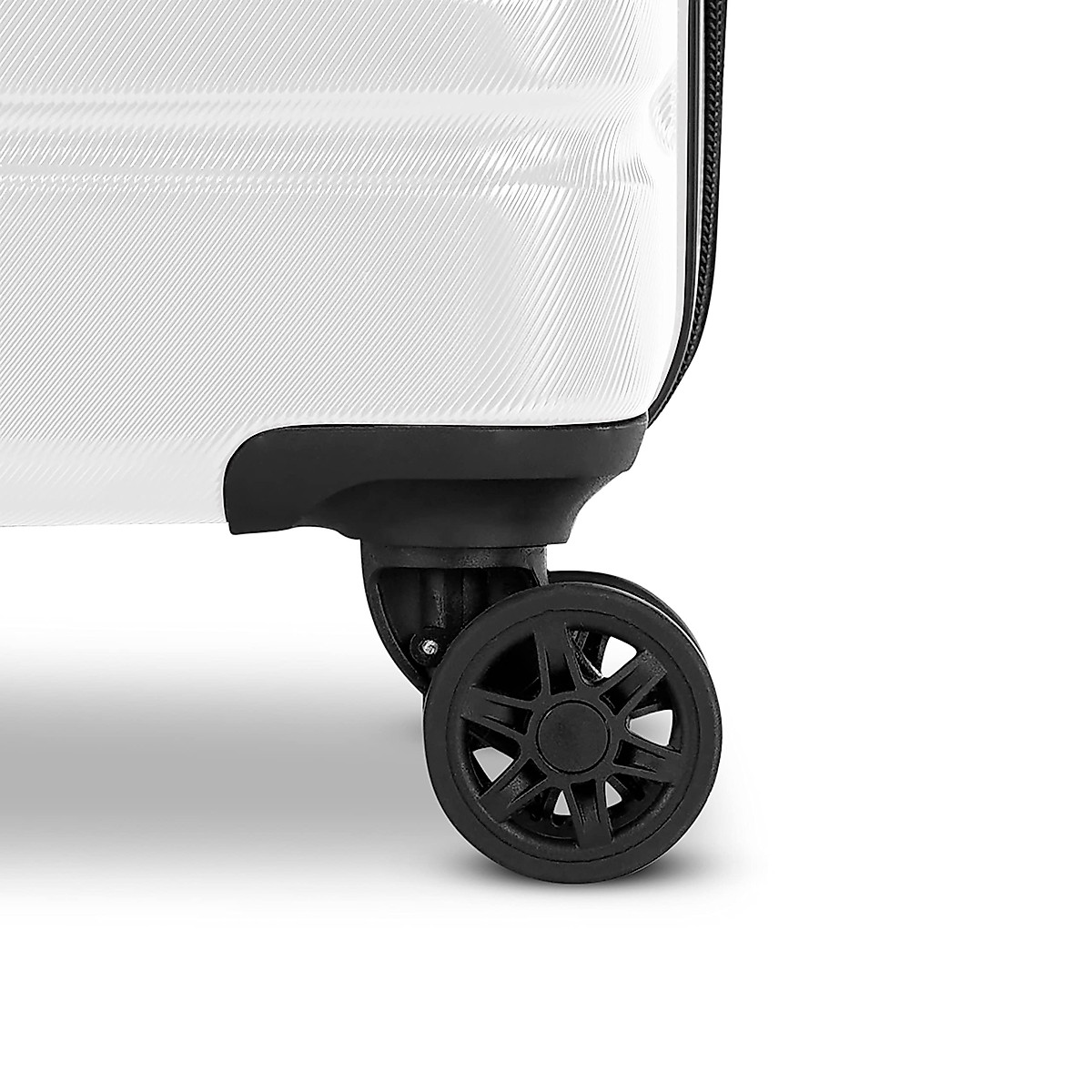 Samsonite Evolve SE Hardside Expandable Luggage with Spinners | Snow White | 2PC SET (Carry-on/Large)