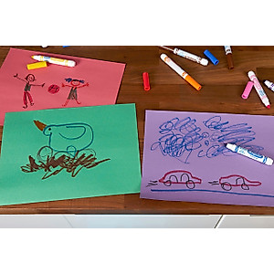 Crayola Ultra Clean Washable Markers (12 Pack), Bulk Markers for Kids, 10 Broad Line Markers, Back to School Classroom Supplies for Kids, Ages 4+