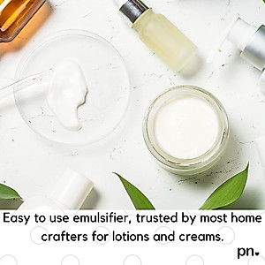 Pure or Nothing | Non-GMO Emulsifying Wax NF Pastilles - 8 oz. | Product of USA | 100% Natural Plant Derived | For Lotion, Cream Making & Cosmetic Formulation | Cosmetic Grade