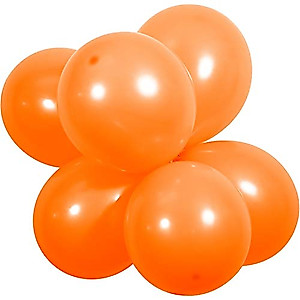 Creative Converting Latex Balloons, 12", Sunkissed Orange