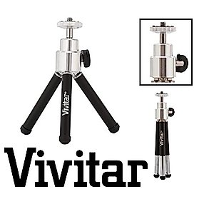 6" Table Top Mini Tripod for Canon Powershot ELPH 190 180 360 350 170 160