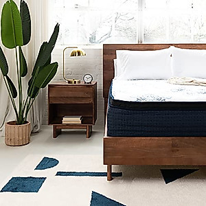 Signature Design by Ashley Mt Dana 16 Inch Eurotop Plush Mattress, CertiPUR-US Certified Foam, California King
