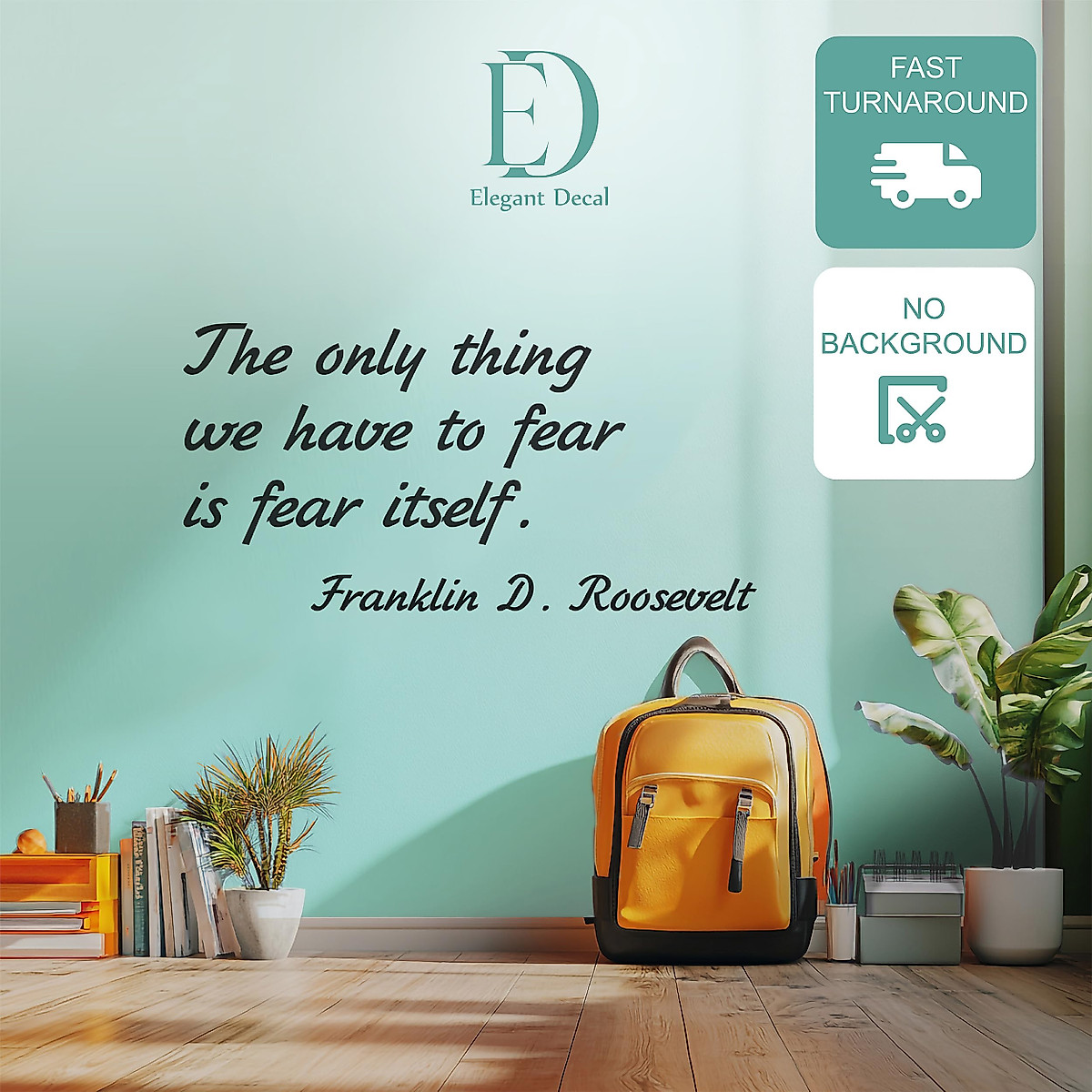 Custom Large Wall Quote Decal - Wall Saying Stickers - Custom Quote Wall Art - Create Your Own Wall Decal - Create Your Own Decal Sticker