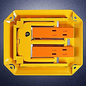 Folding Parking Barrier Removable Parking Space Lock,Car Park Driveway Guard Saver,Manual Parking Blocker,Anti-Pressure Parking Lock W/Reflective Markers