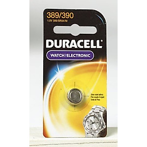 4 each: Duracell Silver Oxide Watch/Calculator Battery (D389/390PK)