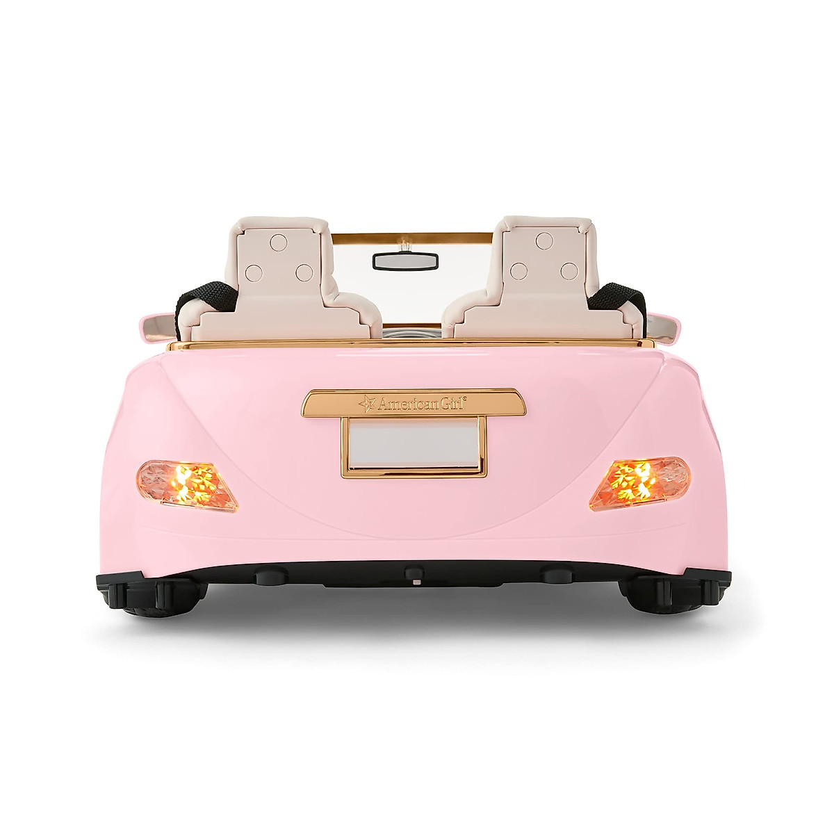 American Girl Truly Me 18-inch Doll Pink Remote-Control Sports Car Playset with Working Doors & Headlights, For Ages 6+