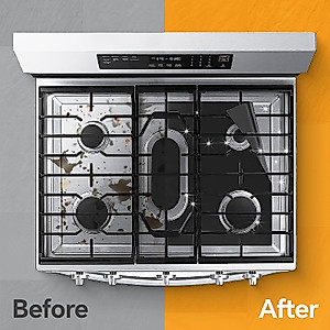 Stove Cover Gas Stove Top Burner Covers Protectors Replacement for Samsung Gas Range Stove Mat Protector Reusable,Non-Stick Oven Liners Gas Stove Burner Covers Washable Keep Stove Clean Stove Guard