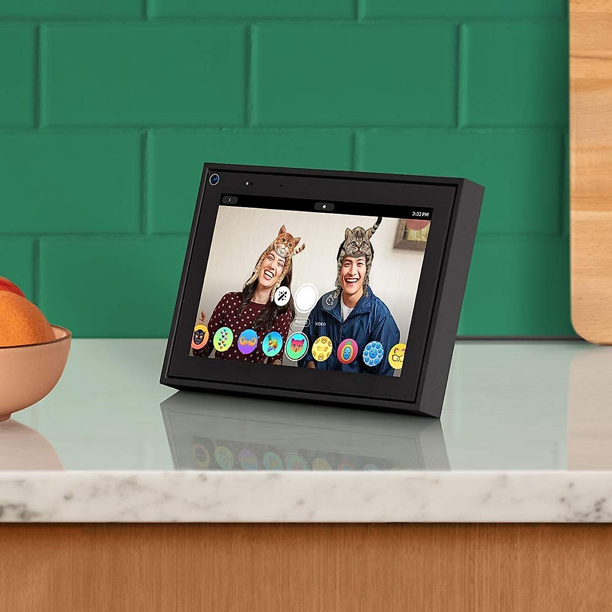Facebook Portal Mini Smart Video Calling 8" Touch Screen Display with Alexa, Black (Renewed)
