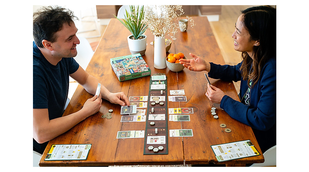 Keymaster Caper Europe: Strategic 2-Player Heist Game