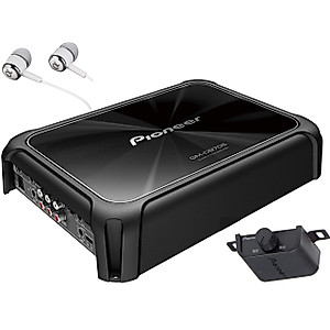 Pioneer GM-D9705 2000W Max 5-Channel GM Digital Champion Series Class-D Car Audio Stereo Amplifier w/ Wired Bass Boost Remote and Free Alphasonik Erabuds