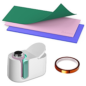 Sublimation Tumbler Wrap Compatible with Cricut Mug Press Tumbler Heat Press Machine 3 Thicknesses for Sublimation Tumblers Blanks Products Mug Press Attachment 11 x 5" Sublimation Wraps