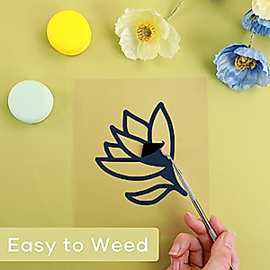 HTVRONT Black HTV Heat Transfer Vinyl Bundle: 20 Pack 12" x 10" Black Iron on Vinyl for T-Shirt, Black Heat Transfer Vinyl for Cricut, Silhouette Cameo or Heat Press Machine