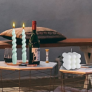 Bubble Cube + Human Female Body Candle 3D Women Body Candle Body Shape Beautiful Art Candle Decoration for Wedding Decorative Candle for Bedroom Bathroom Decorations