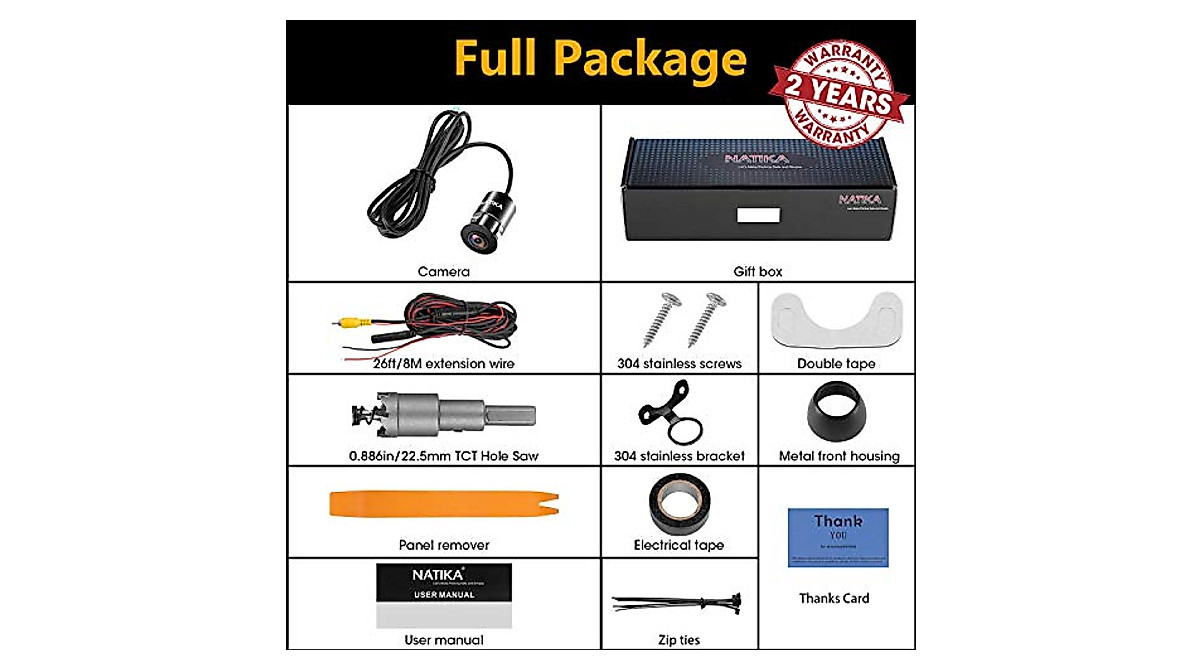 Buy NATIKA No Distortion HD Backup Camera