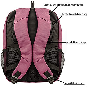 HDMI Cable and Secure Purple Laptop Backpack 15-inch Made for Inspiron, Dell Latitude, Vostro, XPS, Precision, G15 G3 G5 G7