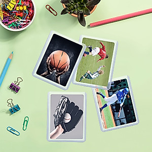 YEXPRESS 100 Pack TopLoaders Card Sleeves, Trading Card Topload Holder, Standard Size Protective Sleeves Holder for Baseball Card, Sports Cards