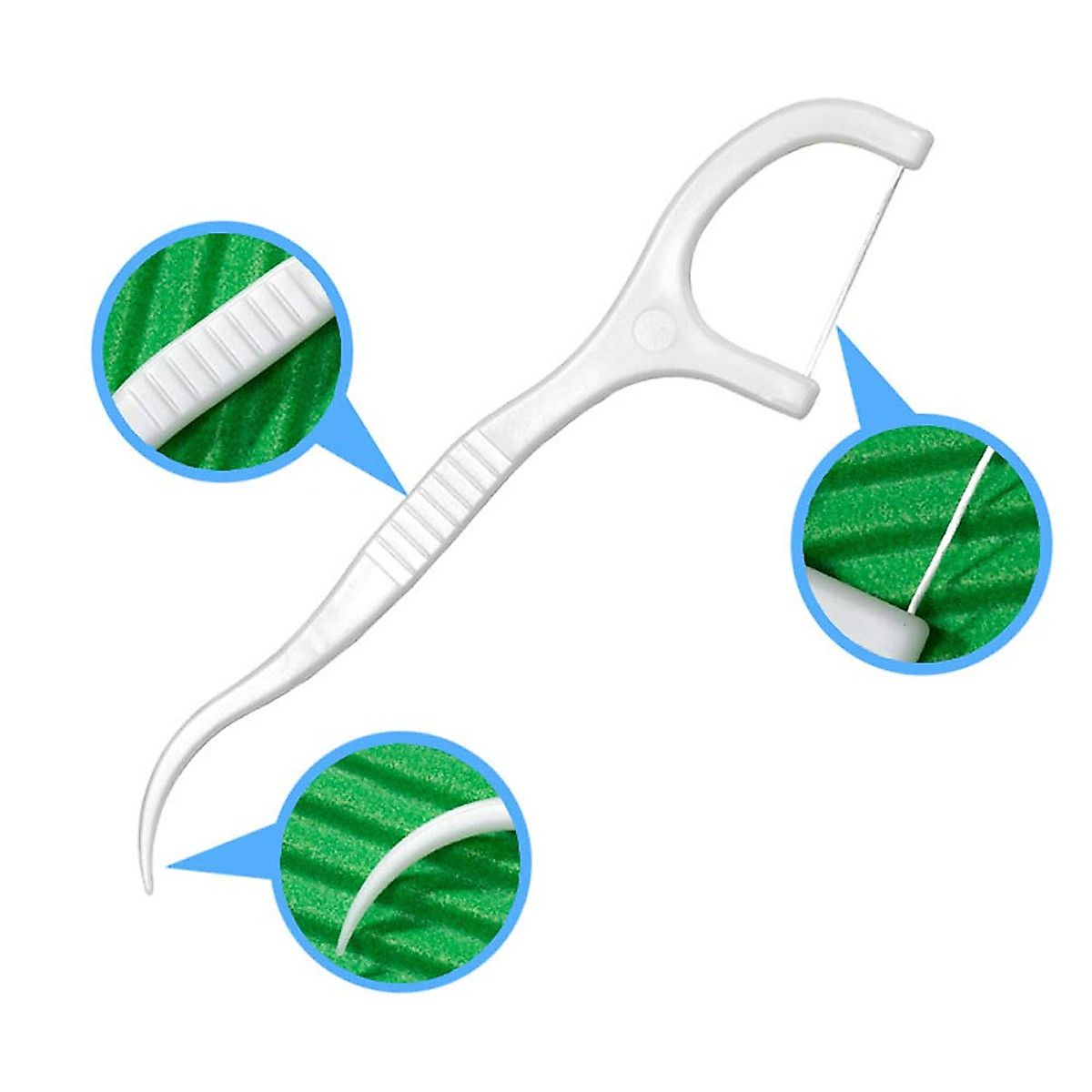 50 Count,Individually Wrapped Micro Dental Floss (100 Pcs)