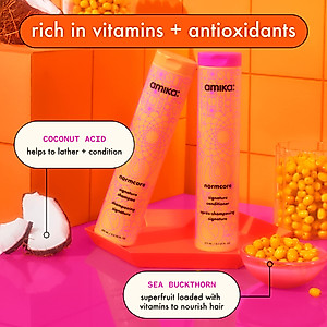 amika normcore signature shampoo, 500ml