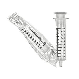 10 ml / 10 cc / 2 tsp Oral Medication Dispenser - Syringe 10cc Without Needles (Pack of 5 High Quality Syringes, 10ml) - Ideal for Also Measuring Essential Oils, E-Liquids, and Formulas