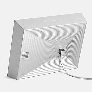 Aura Mason WiFi Digital Picture Frame, 9”, Add Photos with Aura App, Free Unlimited Storage - Wirecutter’s Pick for Best Digital Photo Frame 2022 – White Quartz