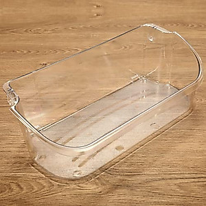 HECASA Refrigerator Door Shelf Replace for 240356402 AP2549958 Compatible with Refrigerators Refrigerator Door Bin Replacement Lightweight Clear