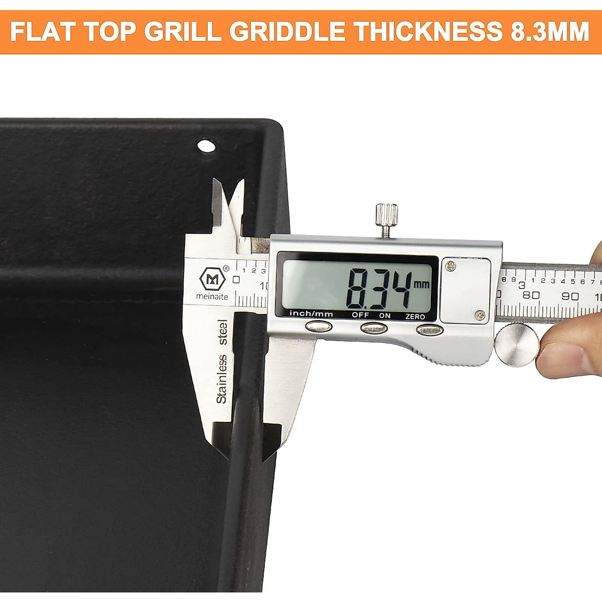 Flat Top Griddle for 22-inches Blackstone Table Top Griddle, Cast Iron