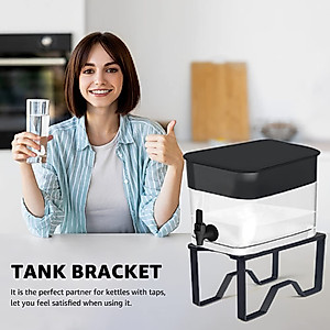 Annvchi Water Dispenser Stand Compatible with Water Dispenser Stand, Zerowater Pitcher Brita PUR Water Dispenser Support Frame Water Purifier Frame (Stainless Steel)